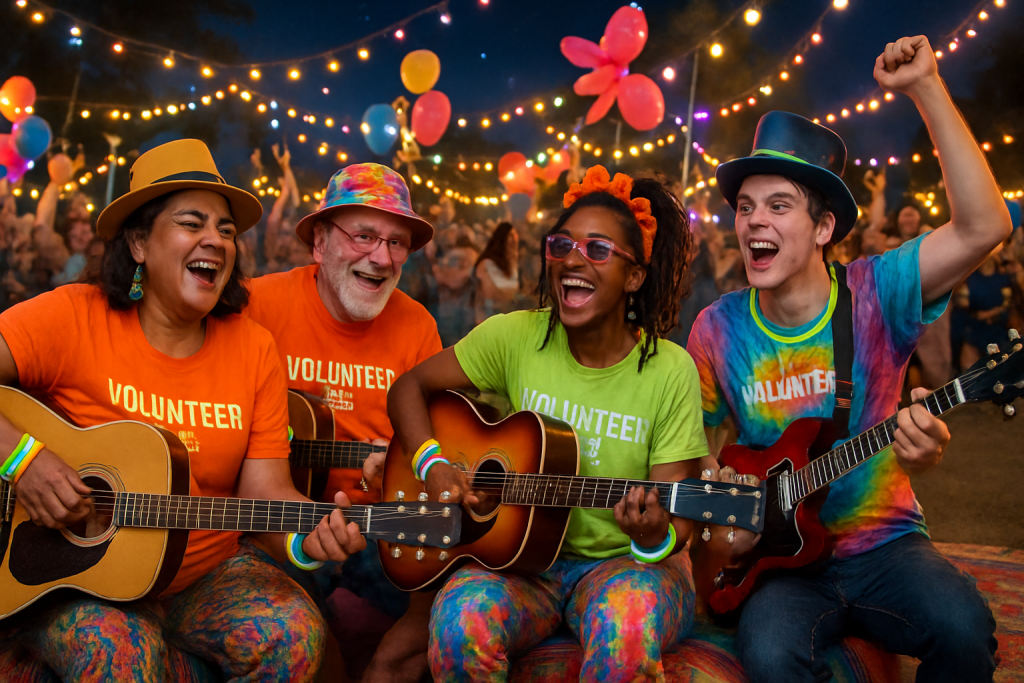 Pause guitare 2025 : bénévoles décalés et clando festif pour prolonger ...